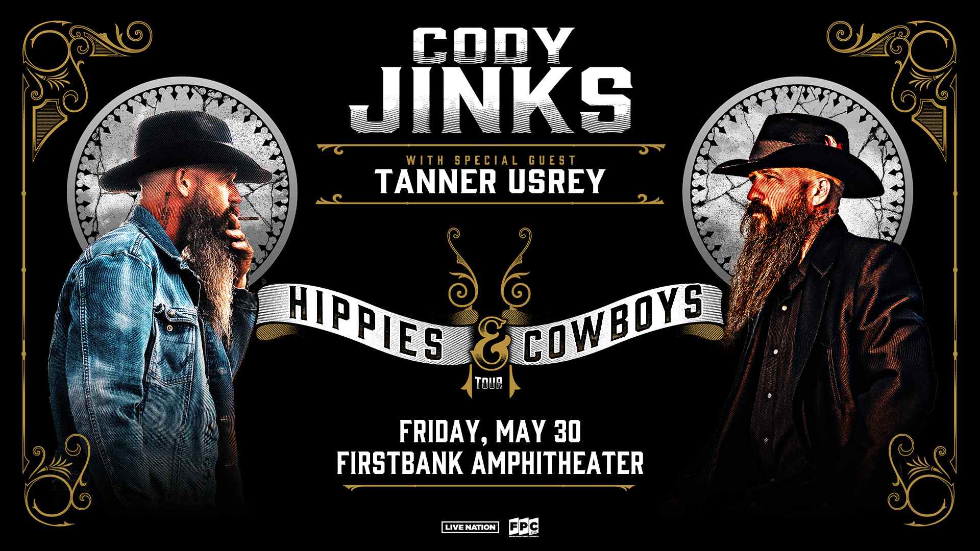 Cody Jinks The Hippies & Cowboys Tour with special guest Tanner Usrey