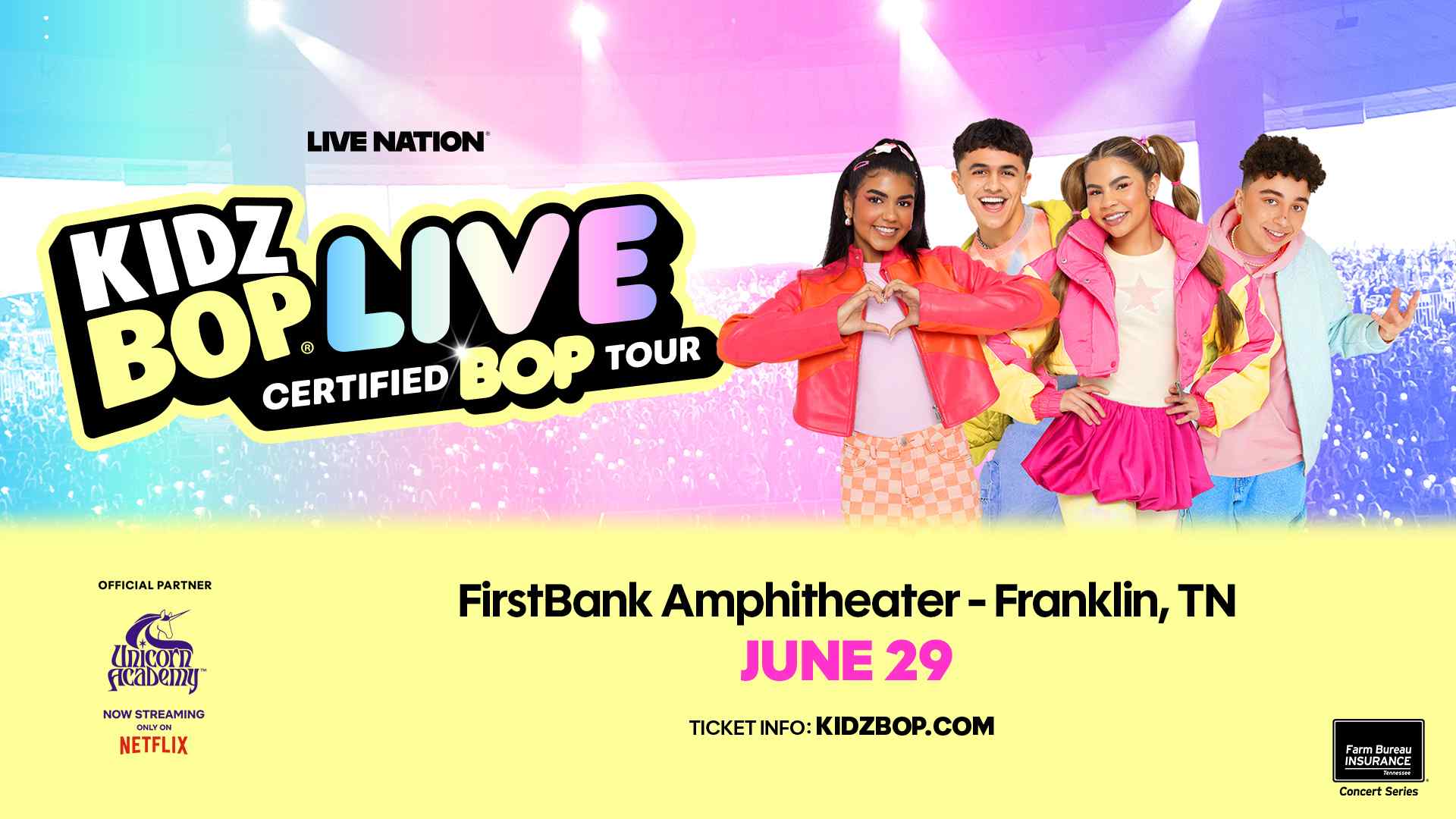KIDZ BOP LIVE Certified BOP Tour